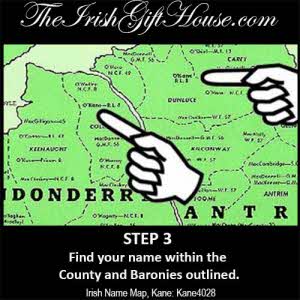 Irish Names Map