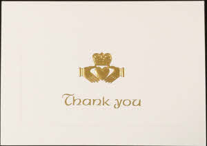 Irish Thank You Cards