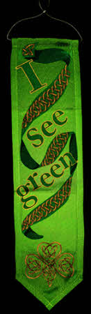 Irish Banner - Celtic - Shamrock