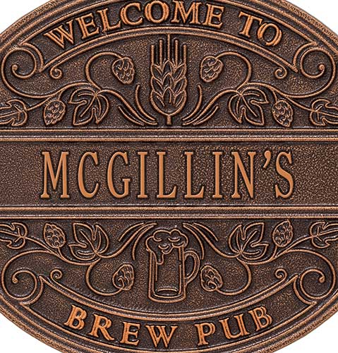 Personalized Irish Pub Sign - Welcome - 3350ac