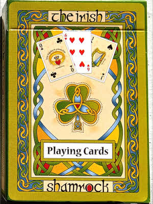 Irish Playing Cards - Shamrock
